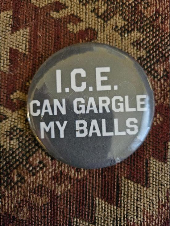 Other | Antitrump Antiice Button Pin | Poshmark